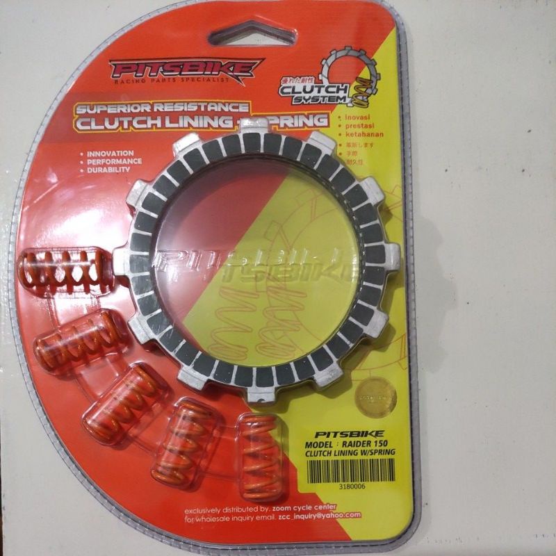 R150 CLUTCH LINING/SPRING SET RAIDER150 CARB ,fi PITSBIKE | Shopee ...