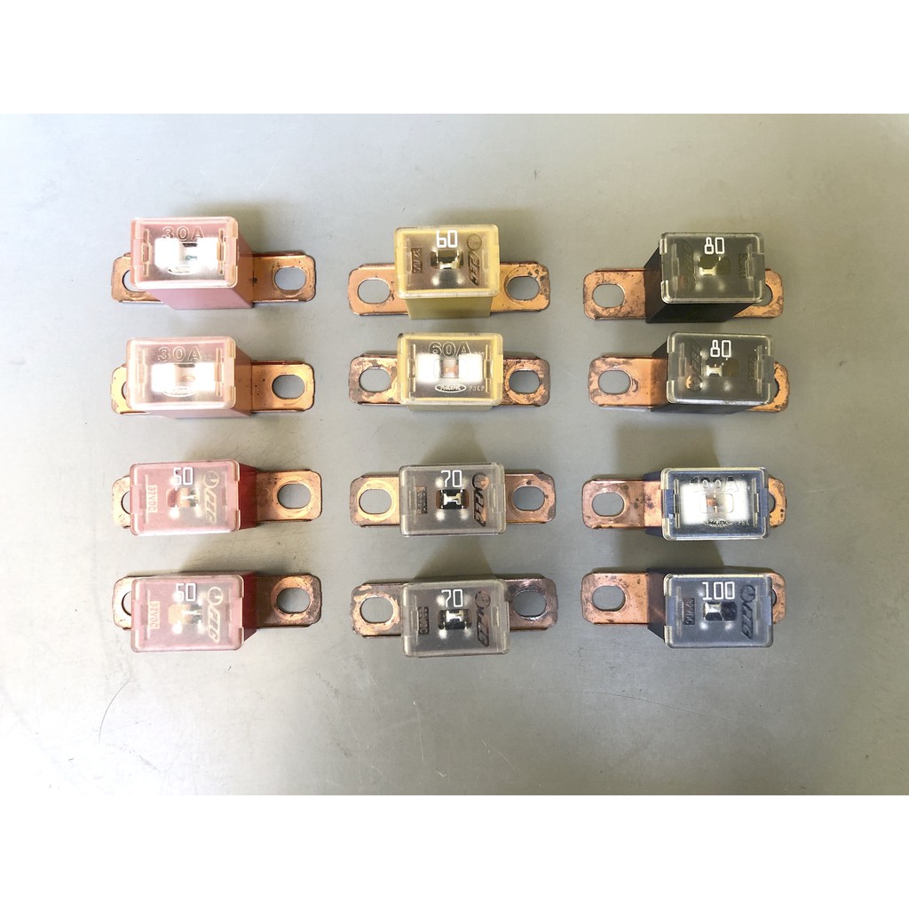 Original Japan Surplus PAL Bent Male Car Fuse 30A, 50A, 60A, 70A, 80A ...