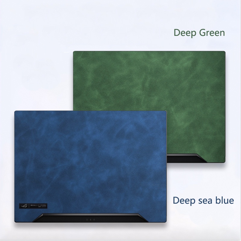 Crazy Horse PU Leather Sticker Skin for Asus ROG Flow X13 GV301 ...