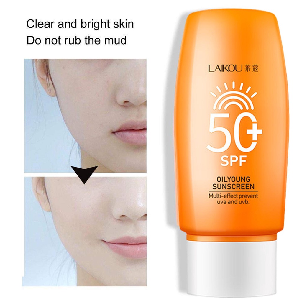 LAIKOU Face Sunscreen SPF50+ Whitening UV Protector Sunblock ...