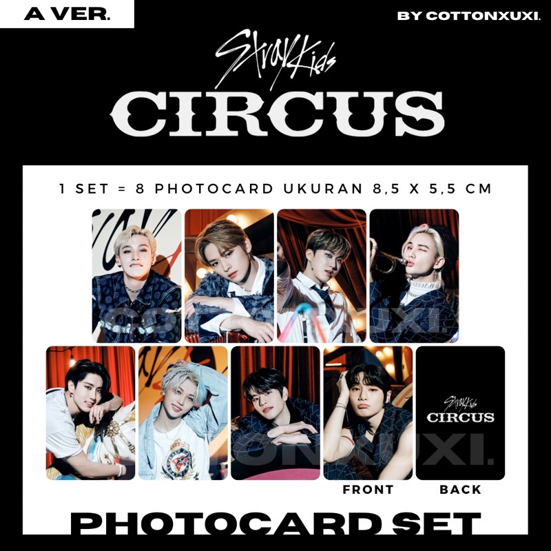 (PC Set) Stray Kids CIRCUS Japan 2nd Mini Album Unofficial Photocard ...