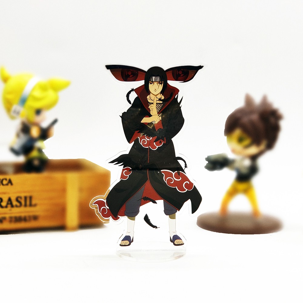 Naruto Uchiha Itachi Sharingan acrylic stand figure model toy desk ...
