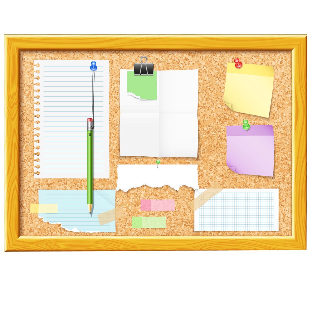 Cork Board Wooden Frame With Free sticky note 3x3 | Shopee Philippines