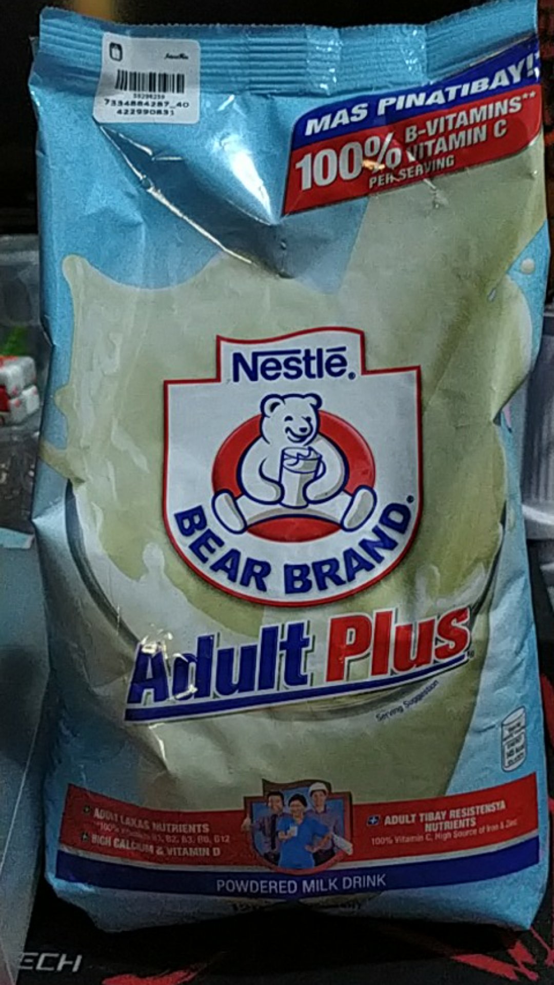 Bear Brand Adult Plus Milk Powder 1.2kg | Shopee Philippines