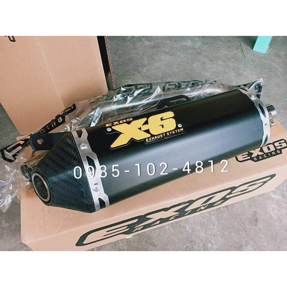 EXOS X6 PIPE for ,Smash 110/115, Wave 100, Raider J 115 and all FURY ...