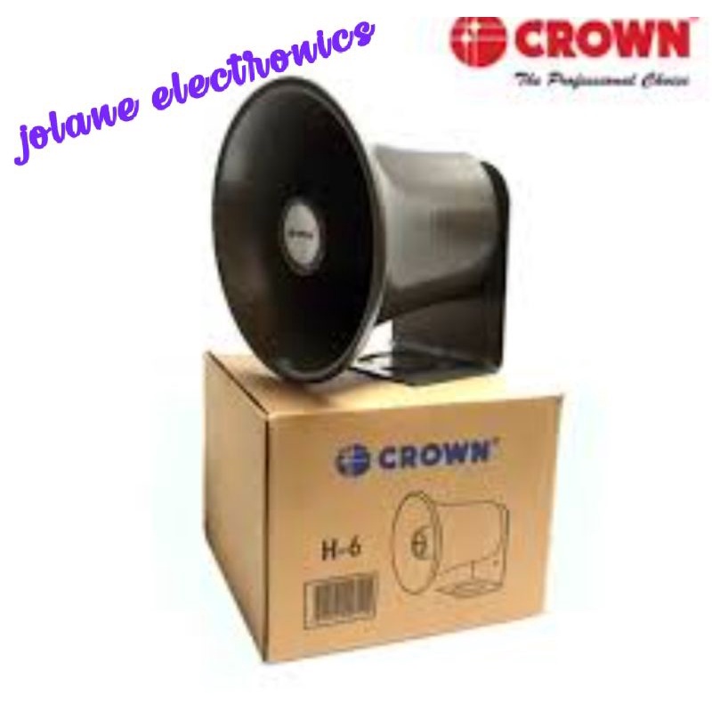 CROWN H-6 ORIGINAL HORN FOR PA DRIVER UNIT TRUMPET | Shopee Philippines