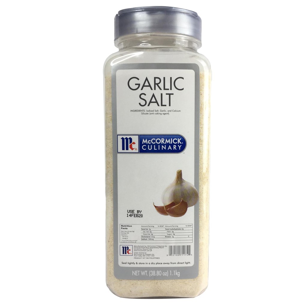 McCormick Garlic Salt 1.1Kg | Shopee Philippines