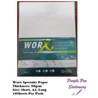 Specialty Paper Worx Certificate Paper 90gsm White, Pale cream Short 10 ...