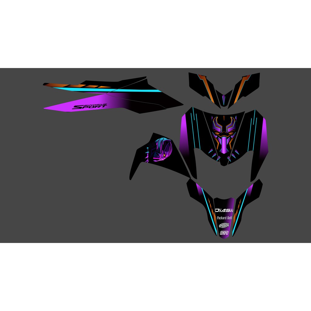 SKYDRIVE SPORT LAMINATED DECALS | Shopee Philippines