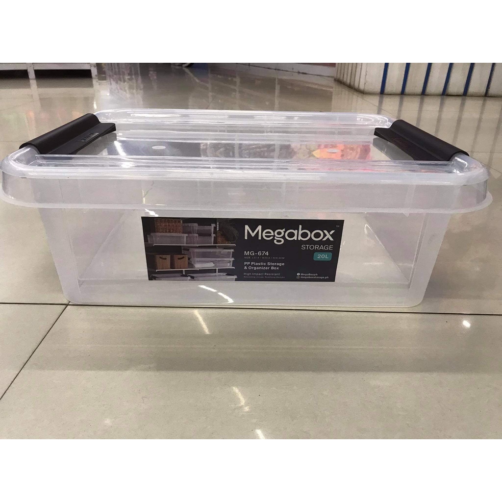 Megabox MG-674 20L Storage box | Shopee Philippines