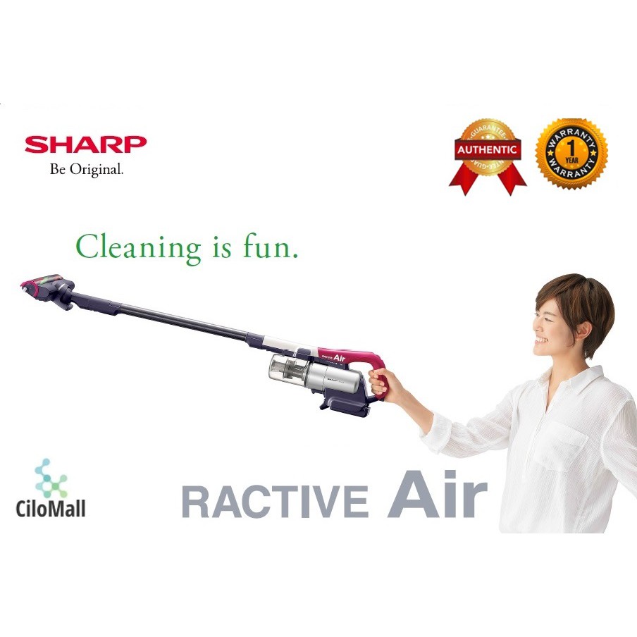 Sharp Cordless Vacuum Stick Cleaner EC-A1RAS-P (Brand new w/ box ...