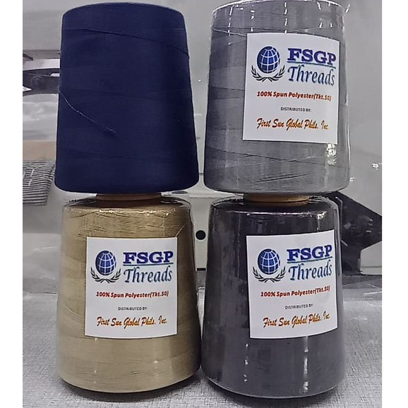 Sewing thread cotton tkt 50 per cone 5000meter spun polyester | Shopee ...