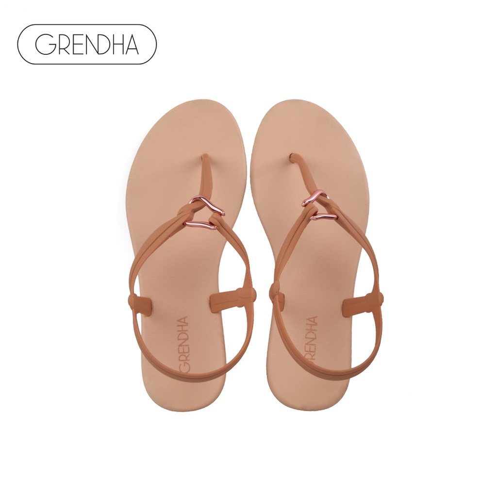 Grendha Cacau Elegancia Sandal Beige Women's Sandals | Shopee Philippines