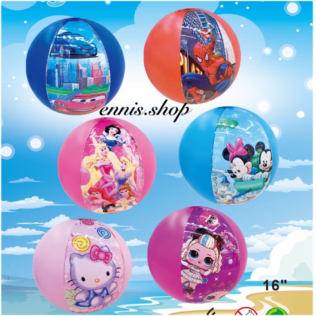 20cm Inflatable swimming pool water game balloon beach ball | Shopee ...