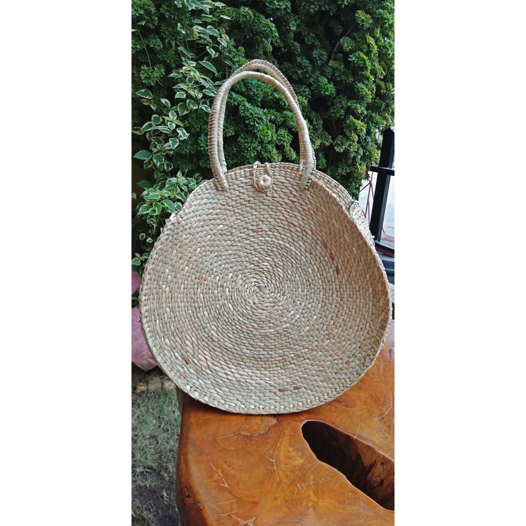 Native Round Handbag Made of Tikog | Shopee Philippines