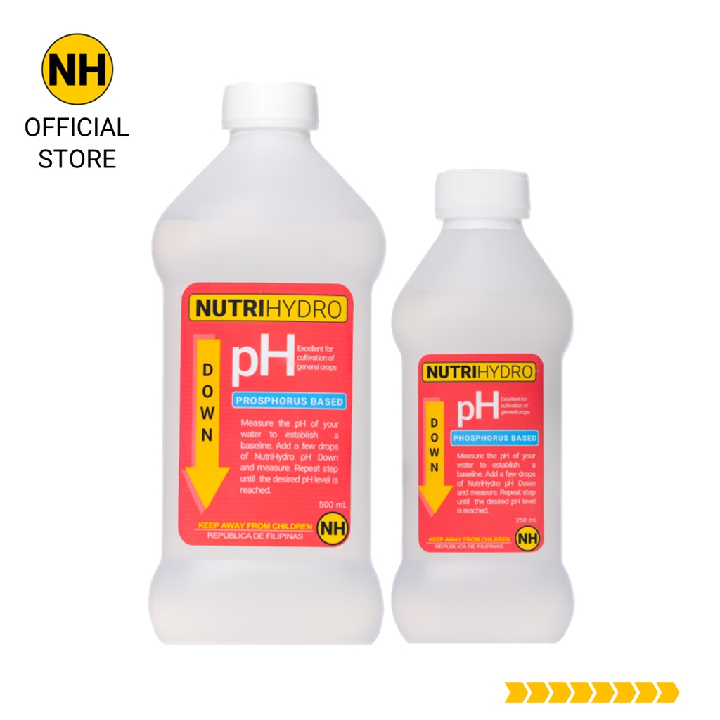 NutriHydro pH Adjuster | pH Up | pH Down | Phosphorus | Nitrogen | 250 ML | 500 ML | Shopee ...