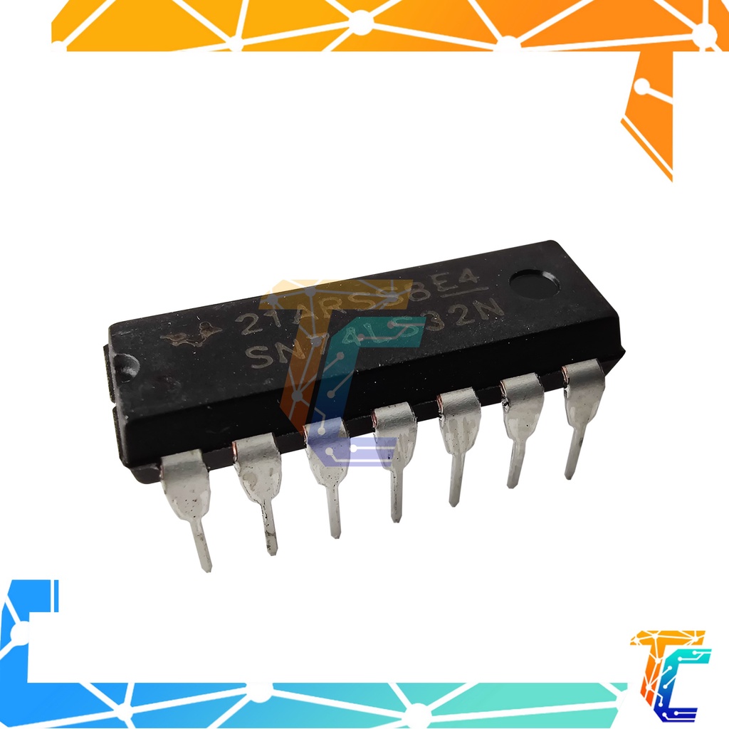 ORIGINAL 74LS32 7432 QUAD 2-INPUT OR GATE IC SN74LS32N DIP14 SN74LS32 74LS32N 74LS32 DIP ...