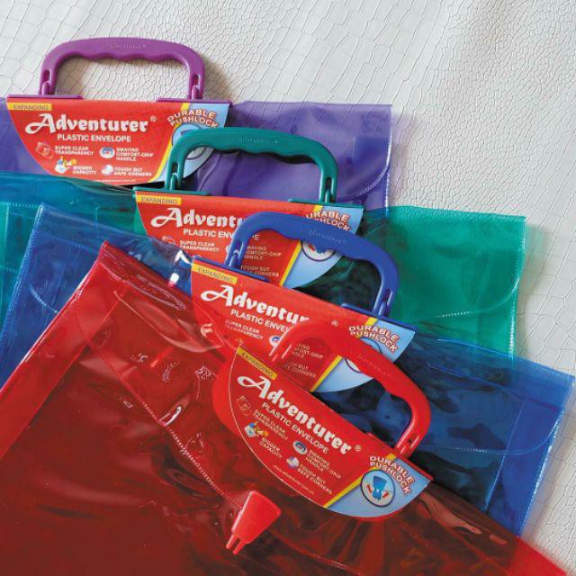 ADVENTURER Expanding Plastic Envelope w/ Handle | Shopee Philippines ADVENTURER Expanding Plastic Envelope w/ Handle | Shopee Philippines