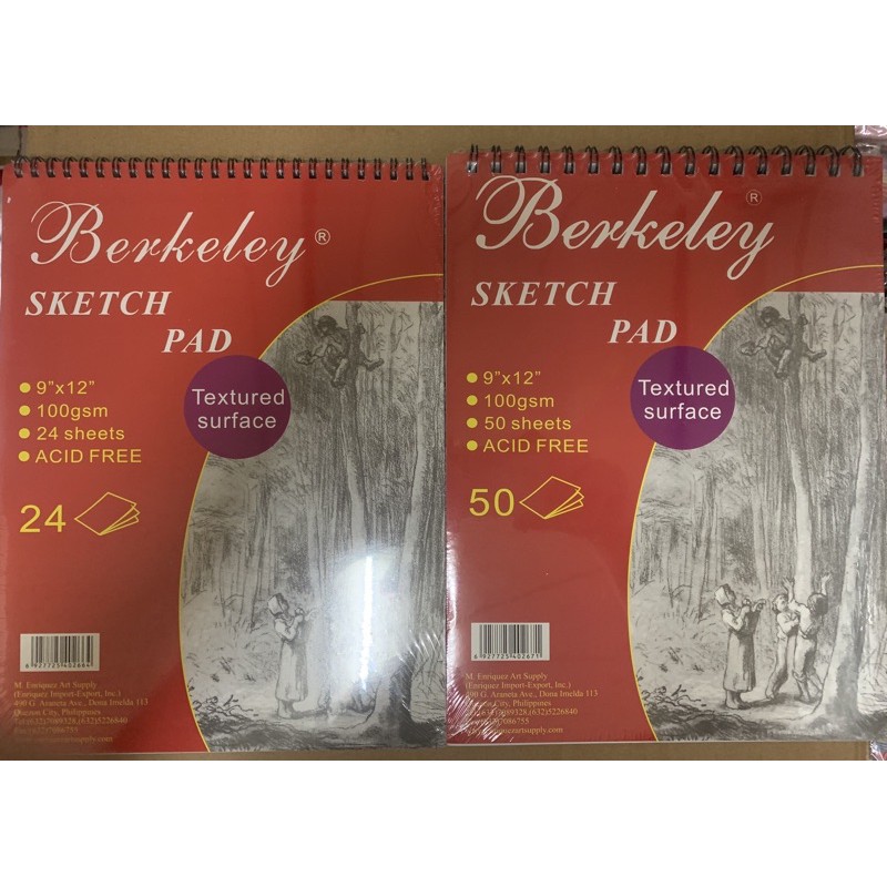 Berkeley Sketch Pad / Sketchpad (24 or 50 sheets) | Shopee Philippines