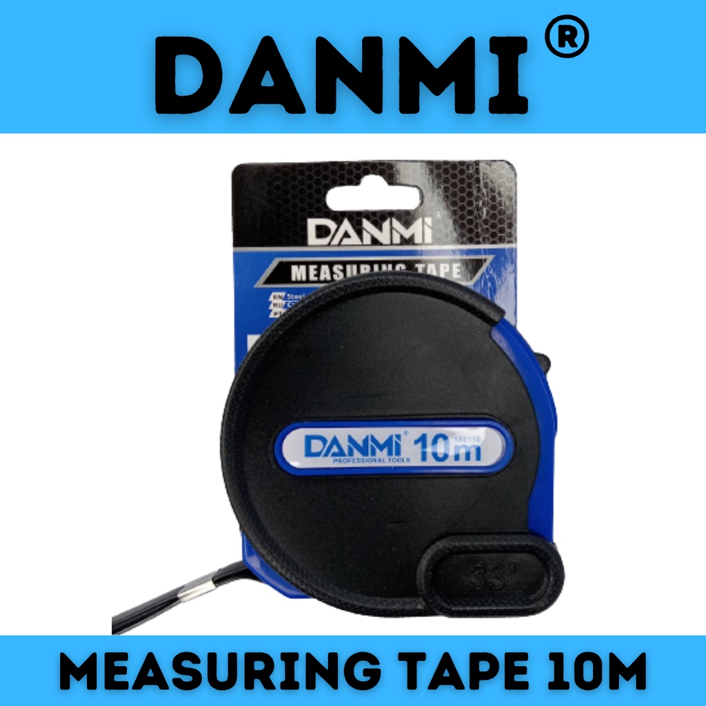 Capulong Street Danmi Measuring Tape 10 Meter Steel Tape Inch ...