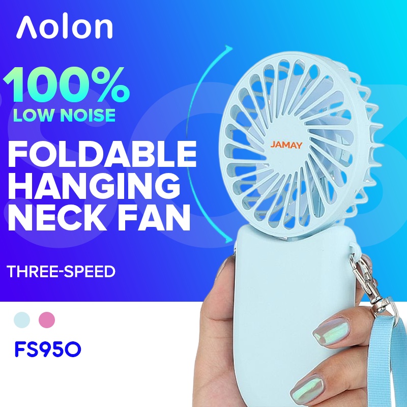 Aolon FS03 Neck Foldable Mini Electric Fan Portable Handheld ...