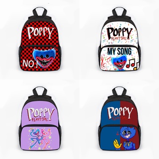 Poppy Playtime Huggy Wuggy Backpack Kids School Bag Travel Laptop Book ...