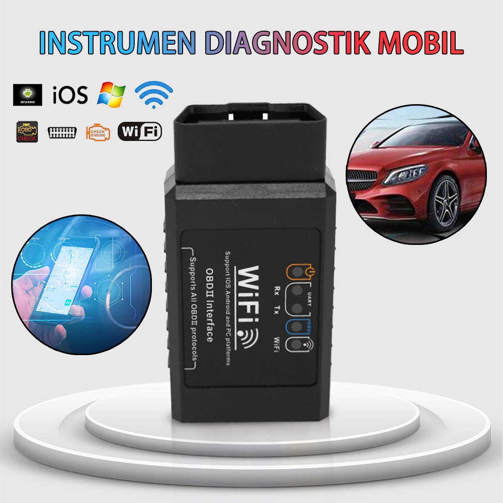 [READY STOCK] OBD2 OBDII CAN BUS WIFI Car Diagnostic Tool Auto Scanner ...