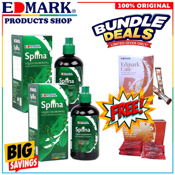Edmark Products Original [BUNDLE] Splina Liquid Chlorophyll Drink 500ml ...