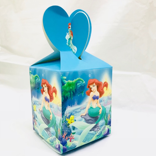 Mermaid gift box 80 pesos / 10 pcs 8.5x8.5x10cm | Shopee Philippines