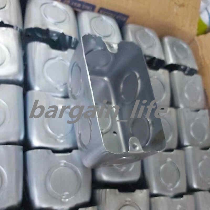 Metal Junction Box 4 x 4 or Utility Box 4 x 2 Metal pvc | Shopee ...