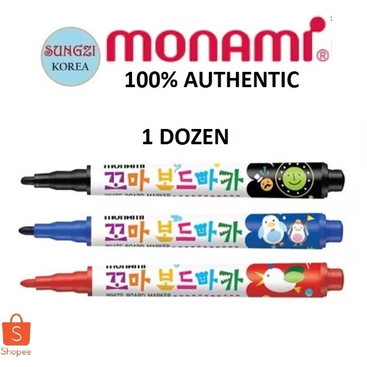 Monami White Board Mini Marker 1 Dozen Shopee Philippines