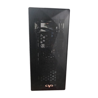 CVS X2603 GAMING COMPUTER CASE WITH TG-SIDE/MESH-FRONT/NO PSU & FAN ...