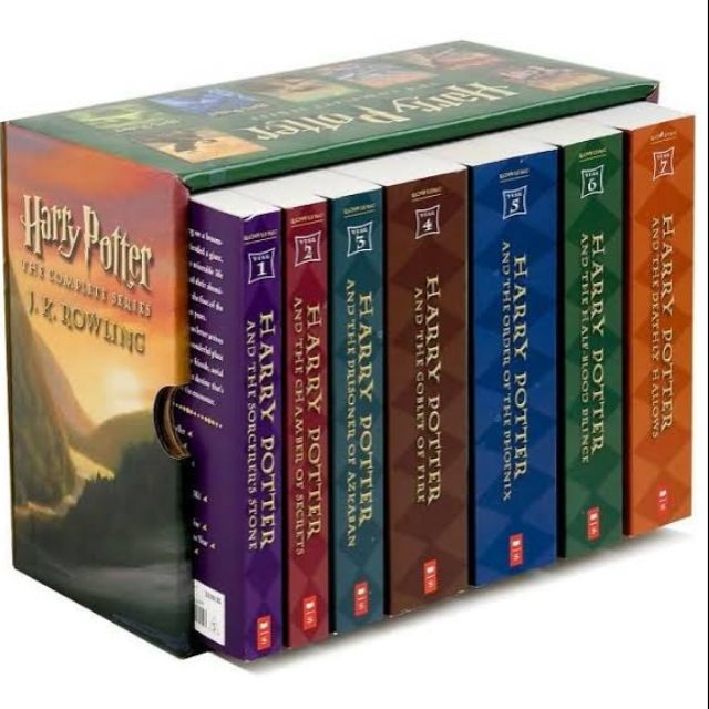 AUTHENTIC Harry Potter Box set (Complete set/ Paperback) | Shopee ...