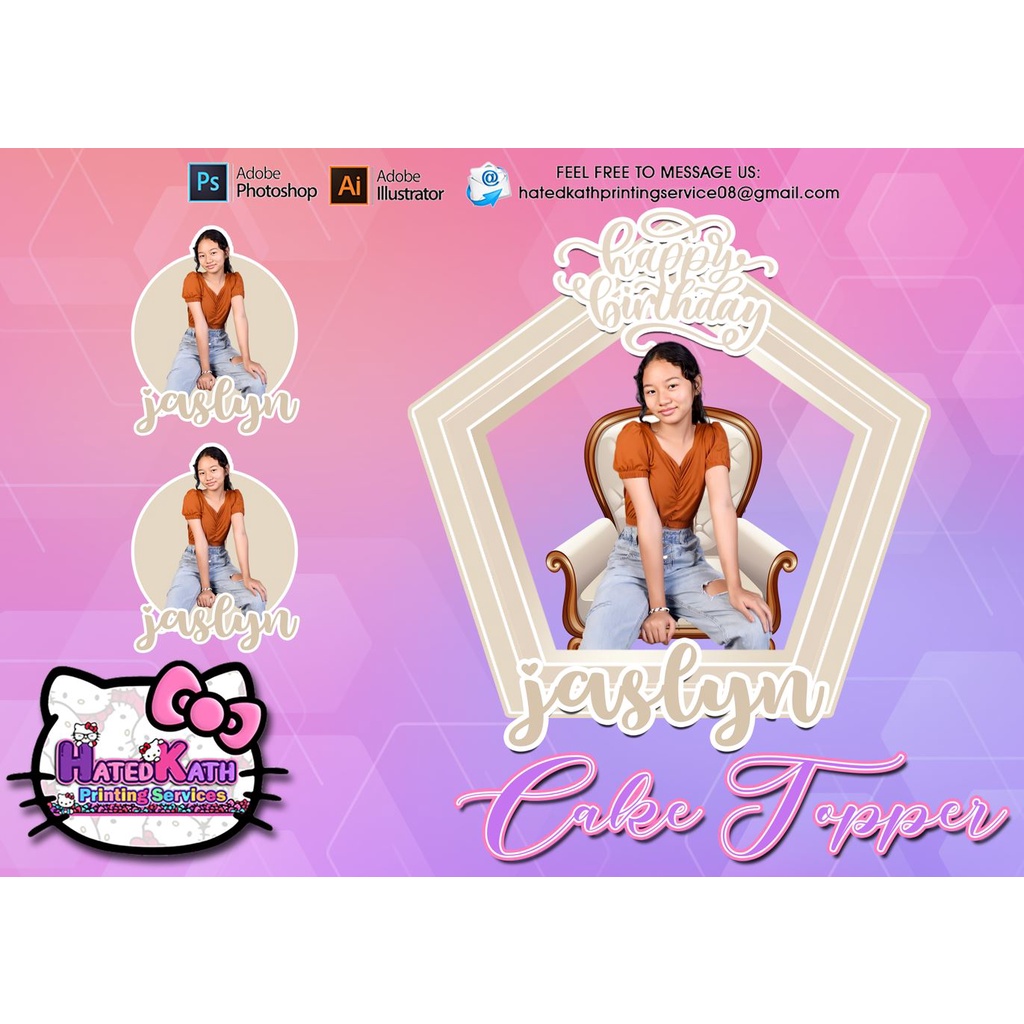 Customize Cake Topper Beige Shopee Philippines