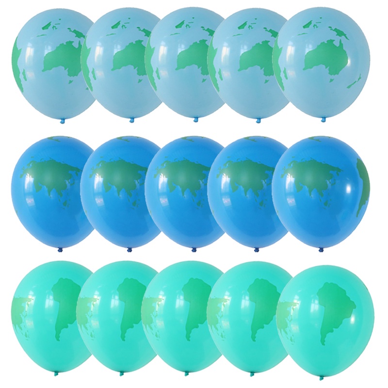 Wholesale 10pcs 12inch Earth Latex Balloon Map Theme Birthday Party ...