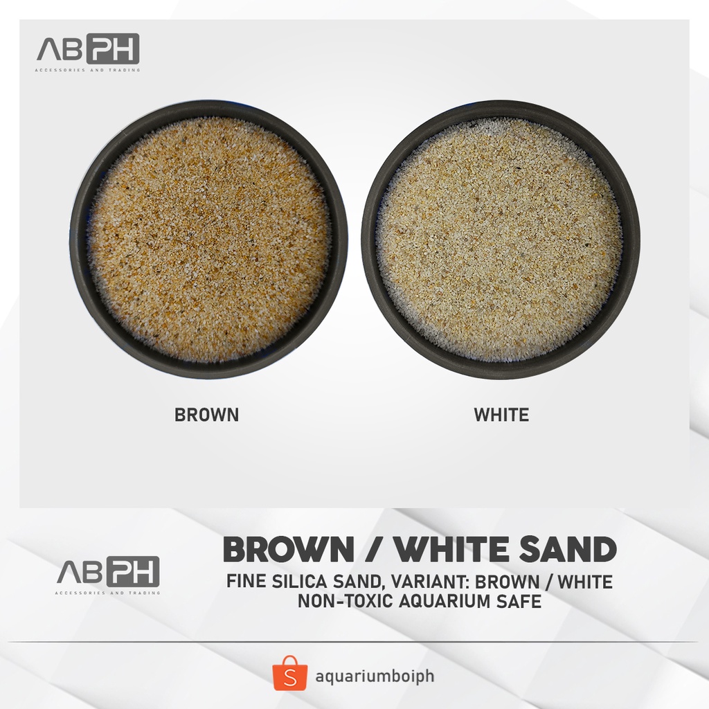 ABPH Sand - White Sand or Brown Sand (per Kg) | Shopee Philippines