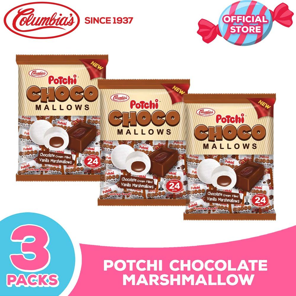 Columbia Candies: Potchi Chocolate Marshmallow Bundle of 3 | Shopee ...