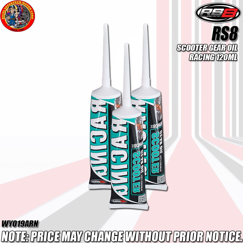 RS8 SCOOTER GEAR OIL RACING 120ML (WY019ARN) ORIGINAL *NOT FAKE ...
