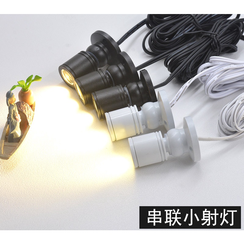 1W mini surface mounted small spotlight LED jewelry showcase kitchen ...