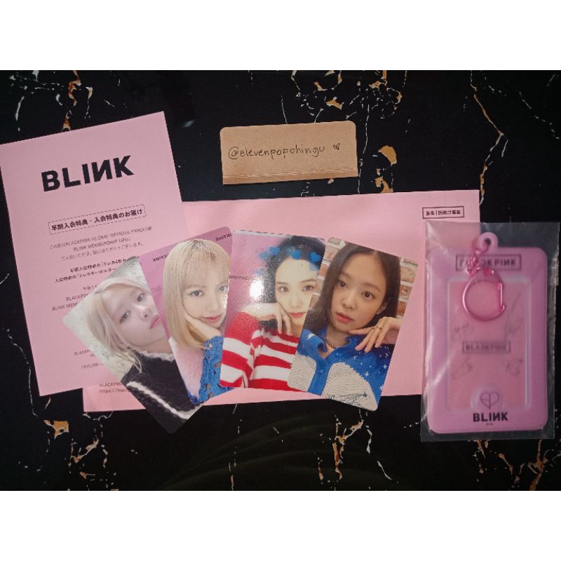 Blink Membership Japan + 2 Sets Spring Ed Photocard | Shopee Philippines