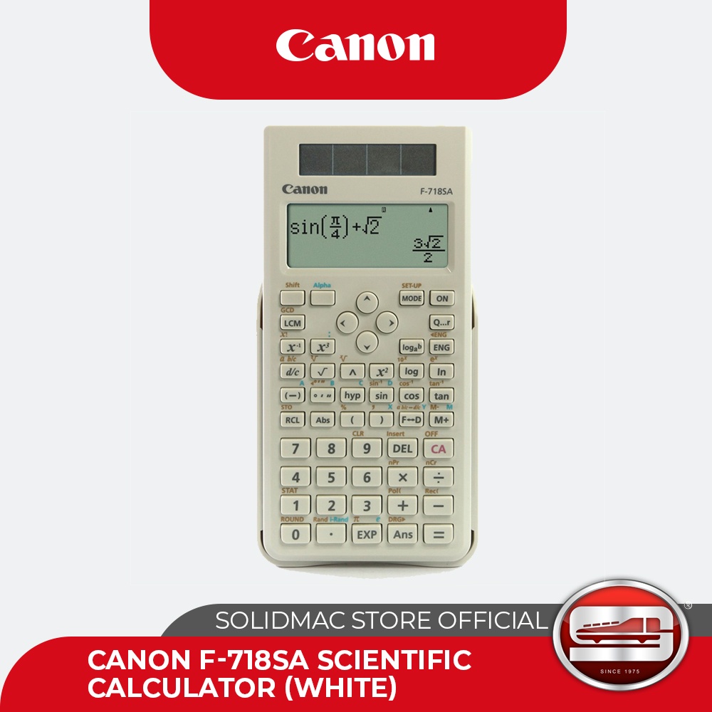 Canon F-718SA Scientific Calculator (White) | Shopee Philippines