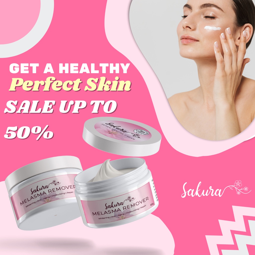 Japan Sakura Cream 120g BIG JAR (PEKAS / MELASMA REMOVER) | Shopee ...