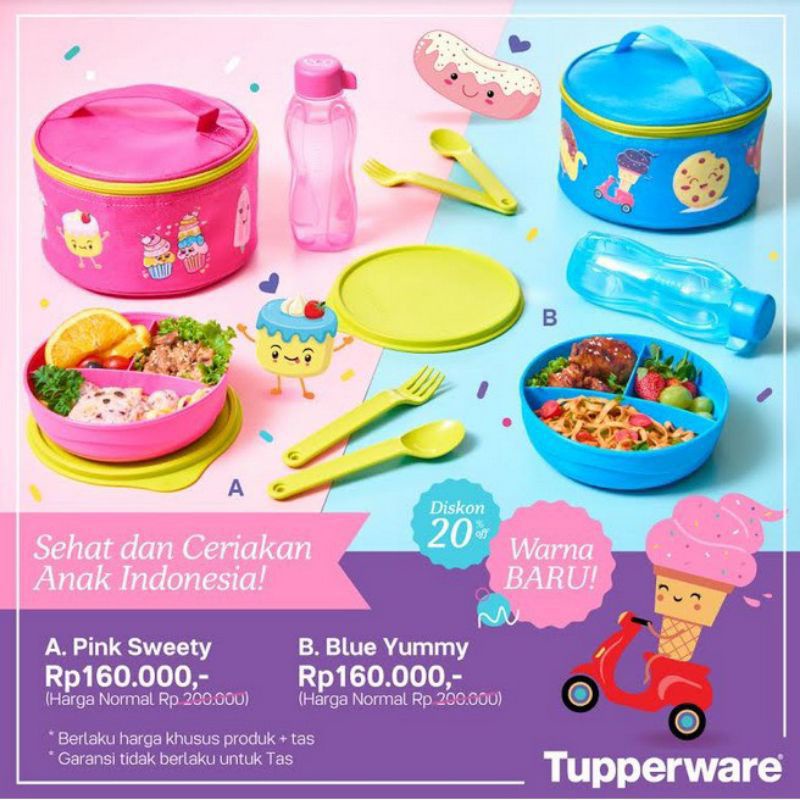 Tupperware School Lunch Package | Shopee Philippines