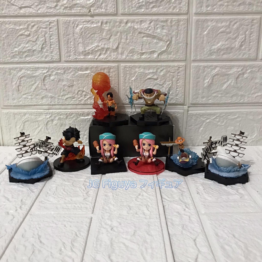 One Piece Ichiban Kuji Chibi figures Ace Whitebeard Bonney | Shopee ...