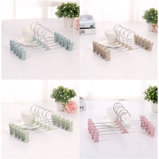 10pcs Quality Pants hanger clip trousers rack clothes ipit hangers rack ...