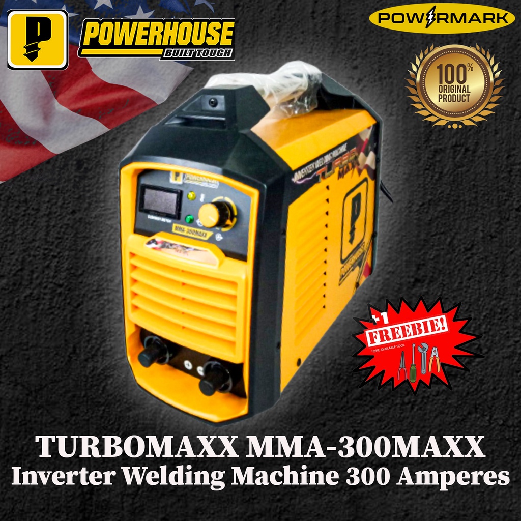 POWERHOUSE TURBOMAXX MMA-300MAXX Inverter Welding Machine 300 Amperes ...