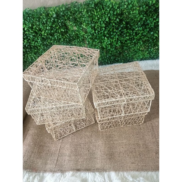 Quality Abaca Box 8x8x4 | Shopee Philippines