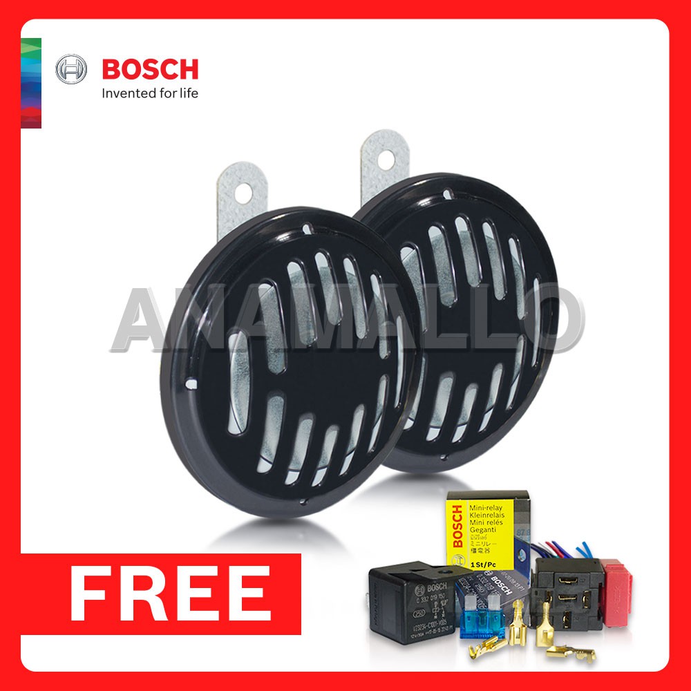 BOSCH HORN FD4 12V SET W/ FREE INSTALLATION KIT | Shopee Philippines