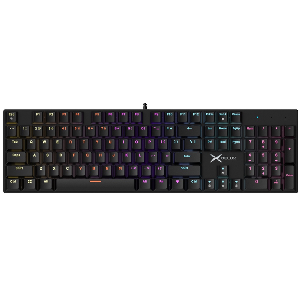Delux KM55U Wired Gaming Mechanical Keyboard | Shopee Philippines