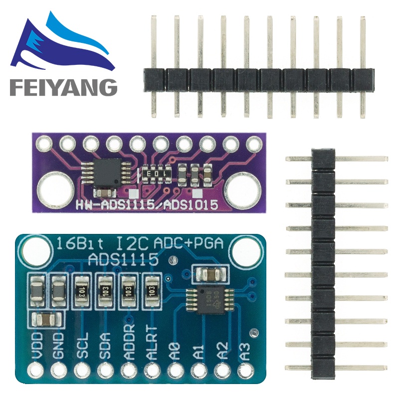 ADS1115 16-Bit ADC - 4 Channel with Programmable Gain Amplifier ...